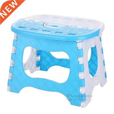 New 6 Colors Plastic Portable Folding Stool Small Chair Supe