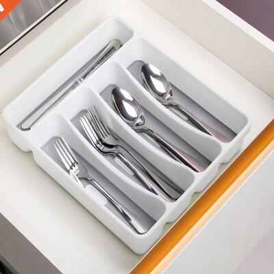 Silverware Organizer Box Kitchen Utensil Storage Holder Draw