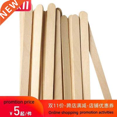 50 Pcs Craft Stick Ice Cream Sticks Wooden Popsicle Sticks