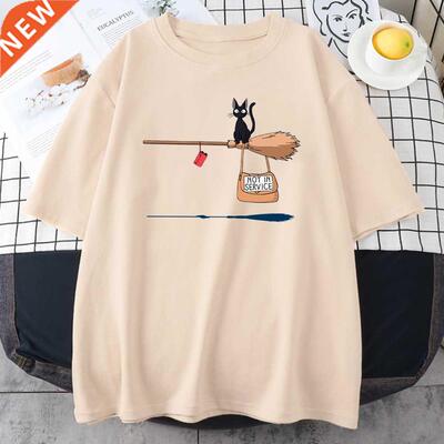 Cute Cat Not In Service Comics Printing Women Soft Cartoons