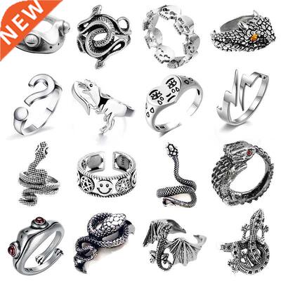 Ring For Women Girls Snake Smile Fashion Men Jewelry Vintage