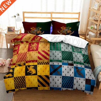 HP magician Duvet Cover Pillowcase Boy Kid Teen Girl Bedding
