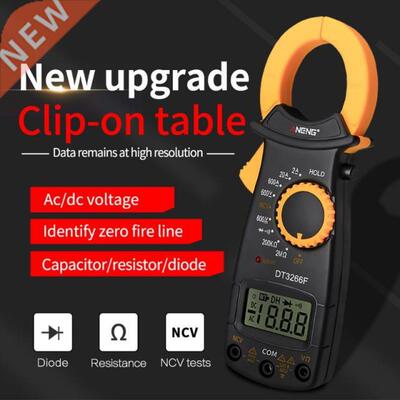 DT3266F Digital Clamp Multimeter AC/DC Voltage Ampere NCV Re