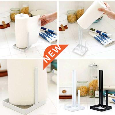 Metal Kitchen Roll Paper Towel Holder Bathroom Tissue Stand