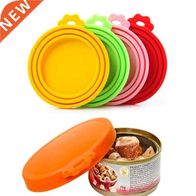 Portable Silicone Dog Cat Canned Lid Pet Food Cover Storage