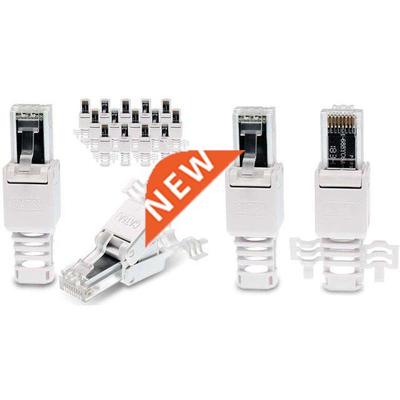 Network Connectors, Tool-Free CAT6A RJ45 LAN UTP Cable Conne