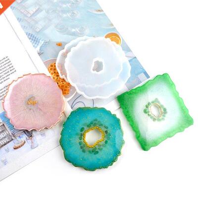 Agate Slice Silicone Mold Resin Clear Mold Make Your Own Coa