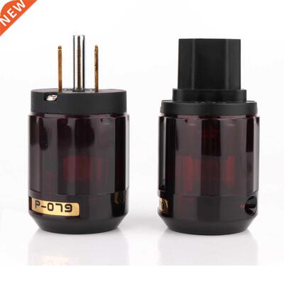 10Pairs 24K Gold Plated P079 US Power Connector +C079 IEC Po