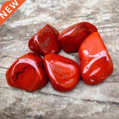 6Pcs 20mm-30mm Red Jasper Tumble Stones Polished Stone Heali