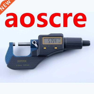 0.001mm Digital Electronic Micrometer 0-25mm Micron Outside