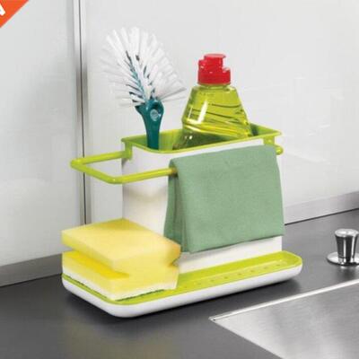 Kitchen Sink Organizer Dish Racks Countertop Sponge Holder w
