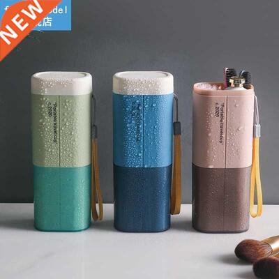 Travel toothbrush storage box portable toothbrush cup creati