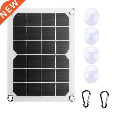 5V 10W Waterproof Monocrystalline Solar Charger Panel Semi-F