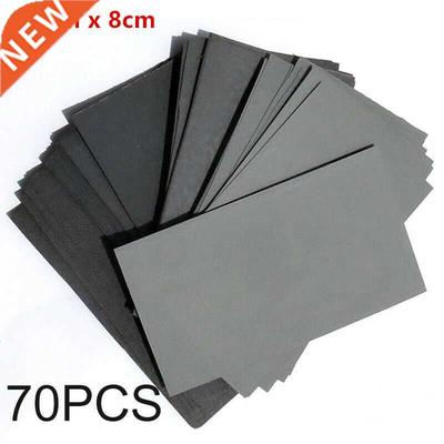 70Pcs/set Sandpapers Wet Dry 600 800 1000 1200 1500 2000 250