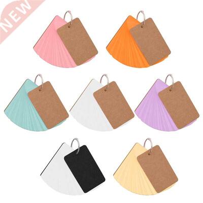 100 Sheets Heavy Index Cards Blank Stu Cards with Binder R