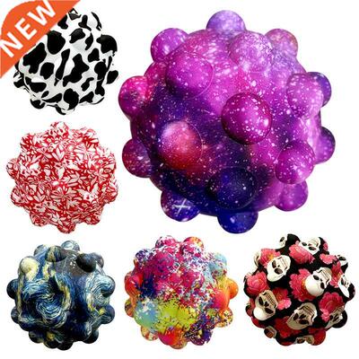 Stylish D Pop Pinch Ball Silicone Push It Bubble Balls Anti
