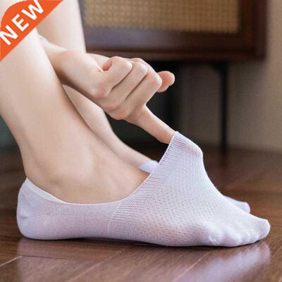 5Pairs/Set Women Silicone Non-slip Invisible Socks Summer So