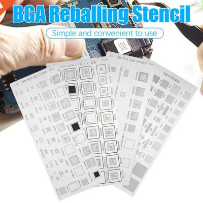 4pcs Universal BGA Stencil CPU RAM PM Power IC Reball Pin BG