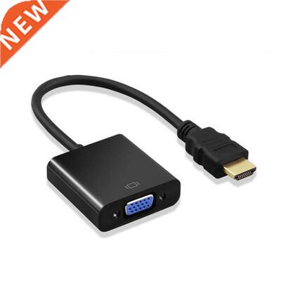 New HDMI-compatible to VGA Adapter 1080P Male To Famale Conv