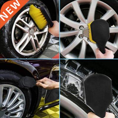 Car Wheel Brush Tire Cleaner with Handle Detailing Brush Tyr