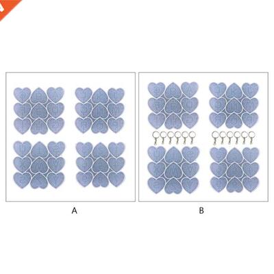 Shiny Glossy Heart-shaped Number Keychain Silicone Epoxy Res