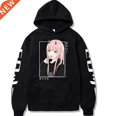 Anime Darling In The Franxx Zero Two Hoodies Harajuku Casual