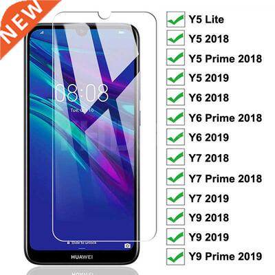 9H Tempered Glass Huawei Y7 Y6 Y5 Prime 2018 2019 Y5 Lite P