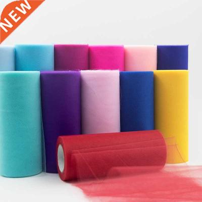Tulle Roll Spool 25 Yards 15cm White Organza Roll Red Blue T