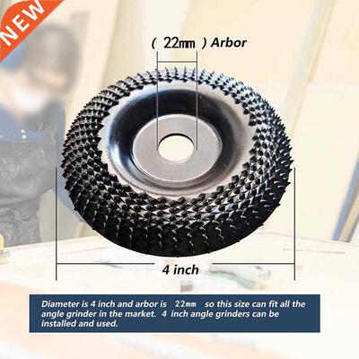1pc Black Grinder Wheel Disc 4 Inch Wood Shaping Wheel Wood