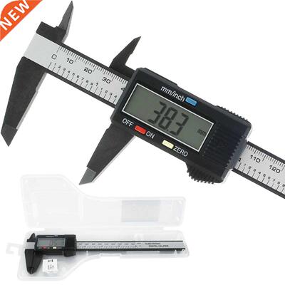 150mm Electronic Digital Caliper Carbon Fiber Dial Vernier C