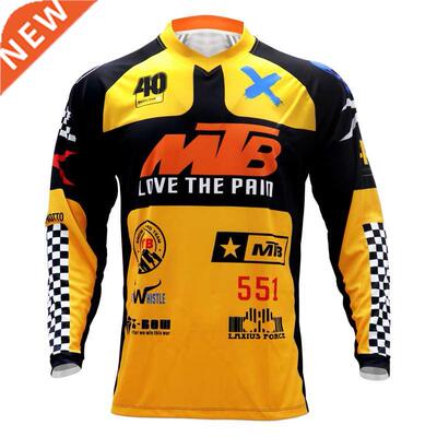 Enduro-Camiseta de ciclismo para hombre, ropa de manga larga