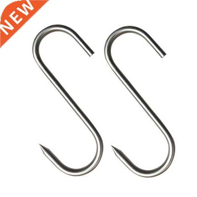 S Hooks Stainless Steel with Sharp Tip Kitchen Meat Pan Uten
