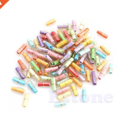 100pcs Message in a Bottle Message Capsule Letter Cute Love