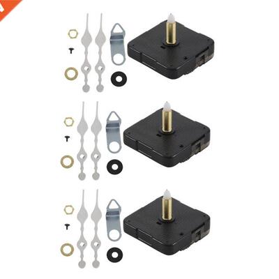 3X Long Spindle Clock Mechanism Movement, 3/ 5 Inch Maximum