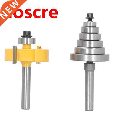 Rabbet Router Bit Interchangeable Rabbeting Bearing Set for