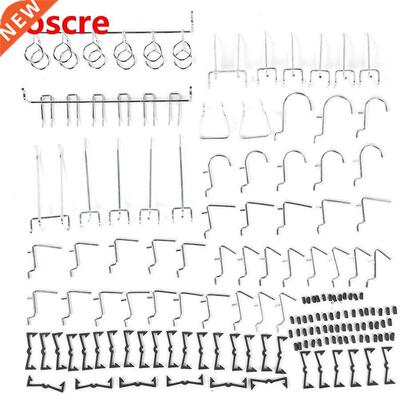 Pegboard Hooks 51-Piece Pegboard Hook Assortment Nickel Plat
