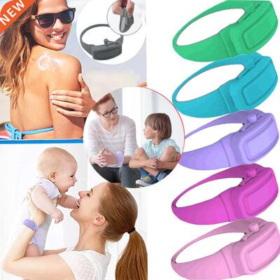 3pcs Wristband Hand Dispenser Hand Sanitizer Dispensing Sili