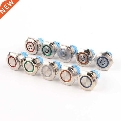 Push Button Switch 6 Pin 22mm Waterproof illuminated Led Lig