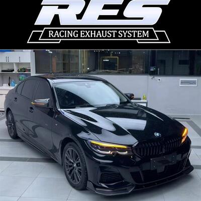 RES3系GT 320 328 330 F34改装头段中尾段阀门排气管跑车声浪