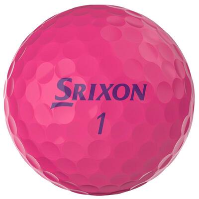 代购Srixon高尔夫球软感高精度稳定耐用粉色白色个性化女士款