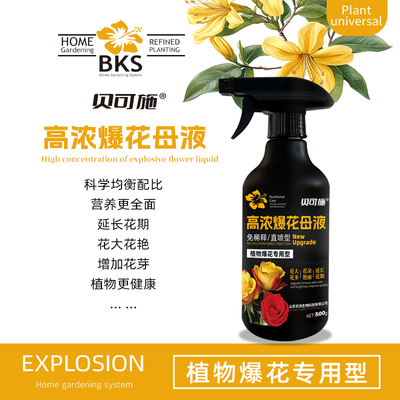 贝可施高浓爆花母液爆芽多花促花催花分化插花植物花卉绿植营养液