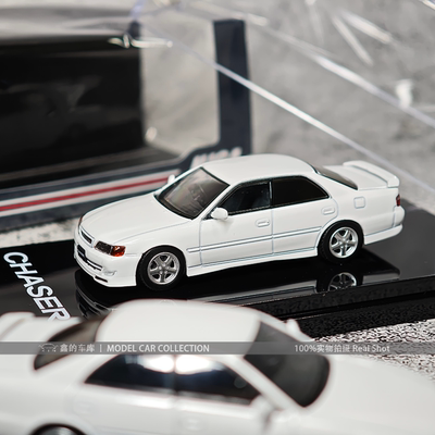 HobbyJapan HJ 1:64 丰田 CHASER TOURER V JZX100 汽车模型摆件