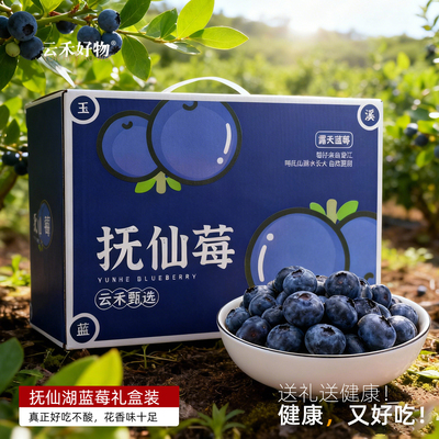抚仙湖花香蓝莓（个大脆甜）顺丰