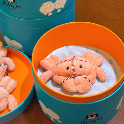 jellycat毛绒螃蟹谢尔顿拉里龙虾