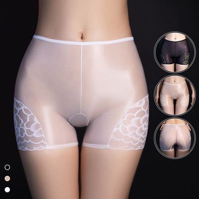 鱼尾冰丝安全裤女夏薄款防走光