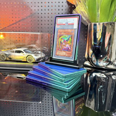 PSA35PT漸變色保護殼藍紫碎冰漸變色磁吸金屬保護殼寶可夢防UV