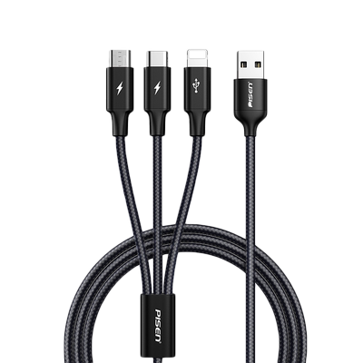 品胜苹果13三合一数据线适用iPho