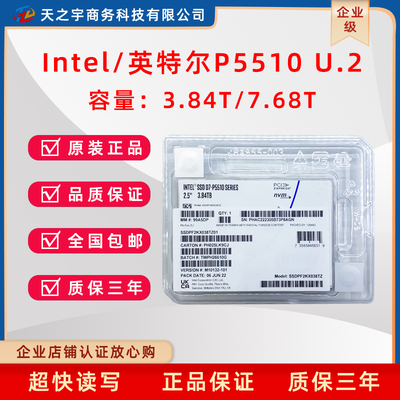 英特尔P55103.84TU.2固态硬盘