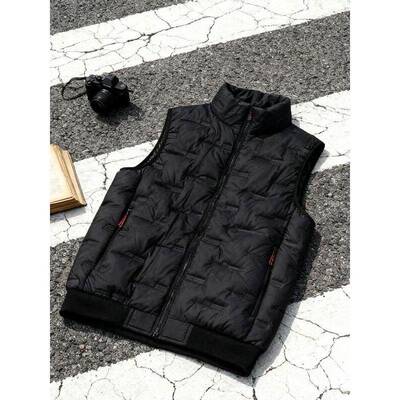 C 43314 Hooded Vest Men Loose Big Size 连帽马甲