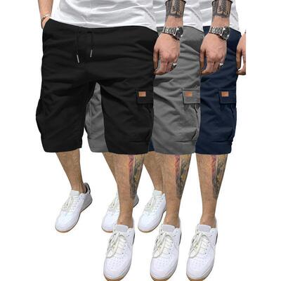 H 55638 Men's casual cargo shorts 士休闲工装短裤
